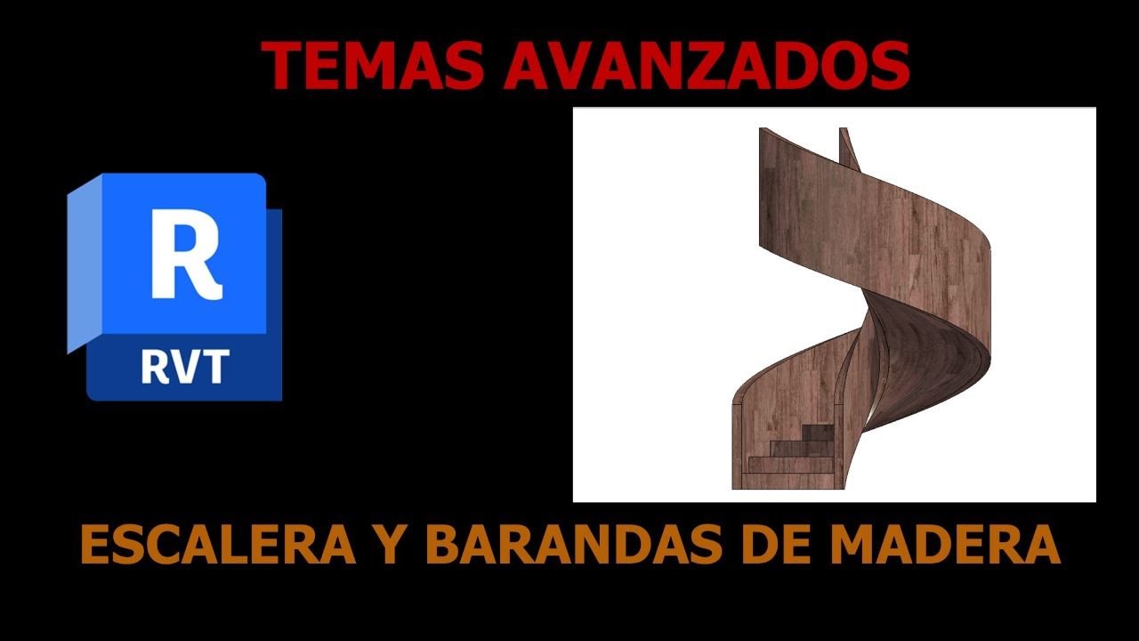 REVIT TUTORIAL PARA CREAR BARANDAS DE MADERA - YouTube