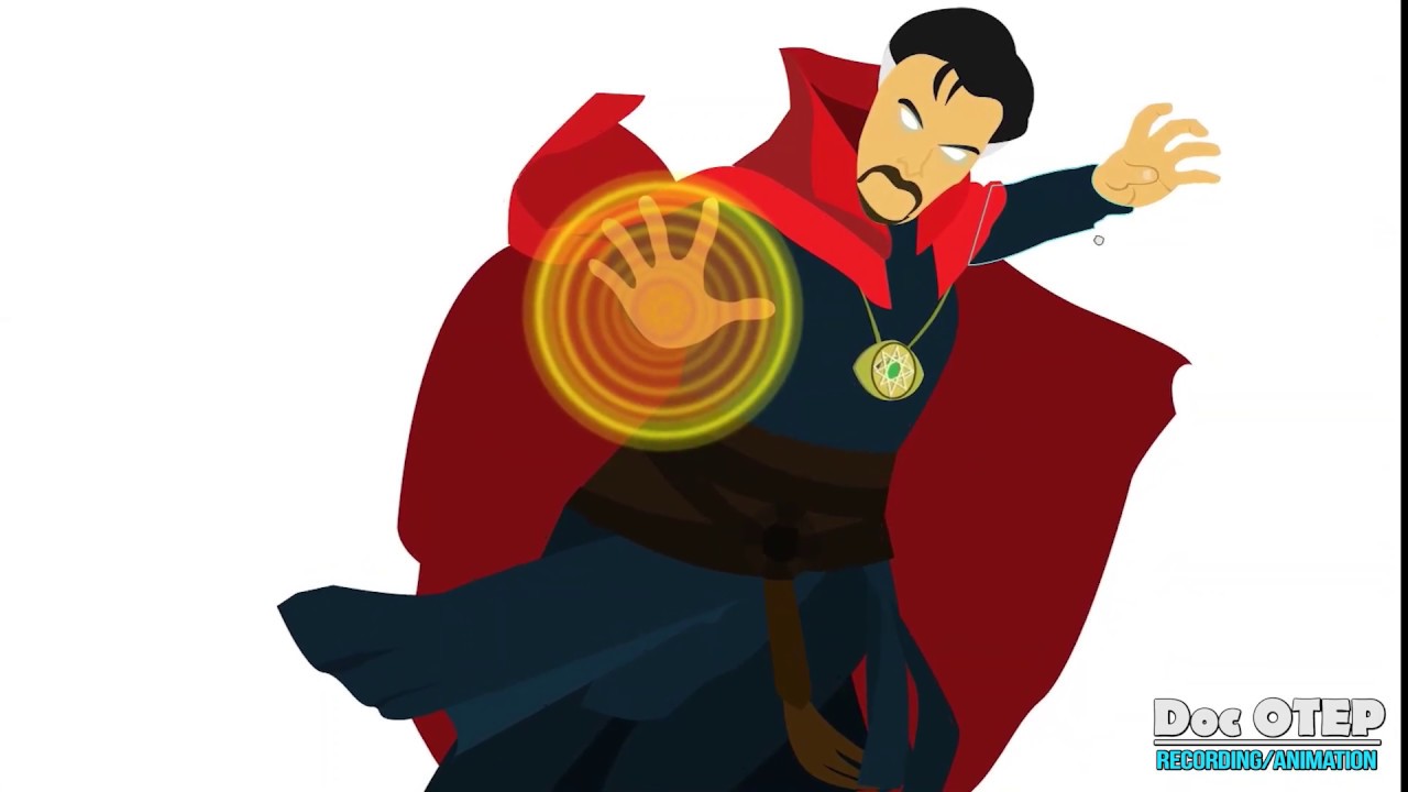 How to Draw Doctor Strange - Timelapse Layering (Adobe Illustrator ...