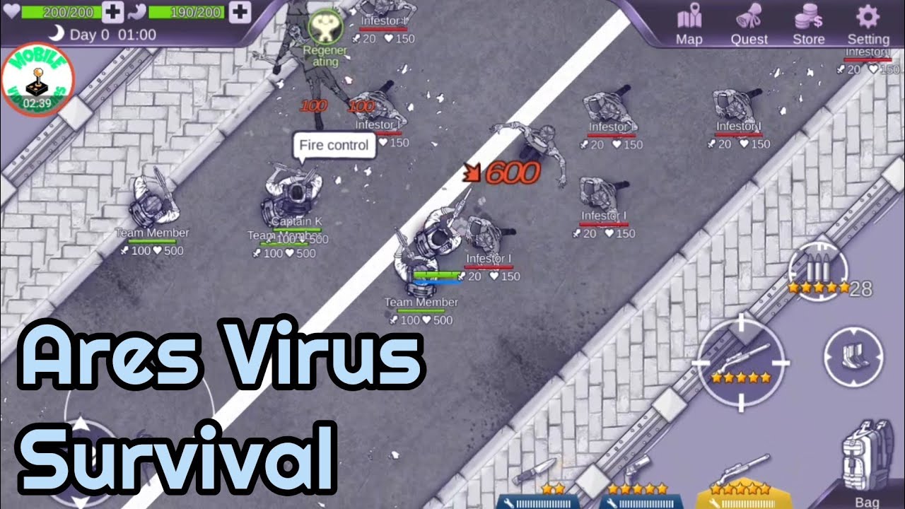 Ares Virus Survival Game Android/ios Gameplay - YouTube