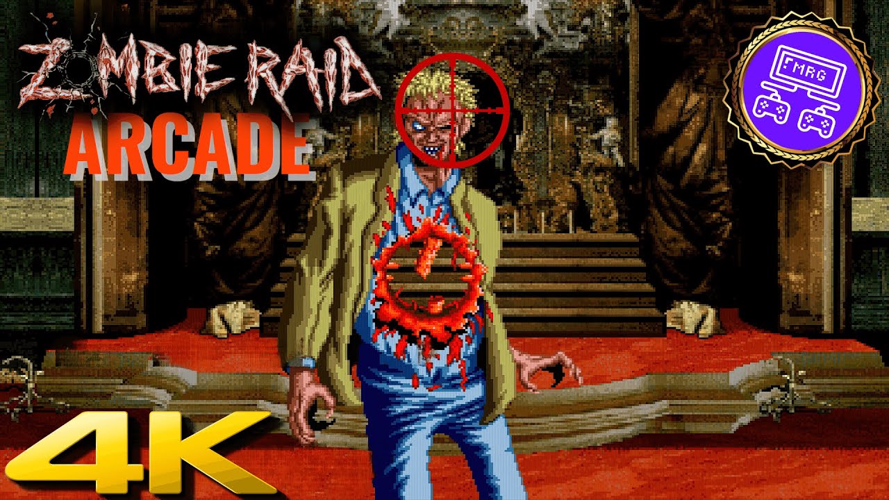 ⭐ ZOMBIE RAID | 4K/60ᶠᵖˢ | ARCADE #walkthrough #playthrough #longplay ...
