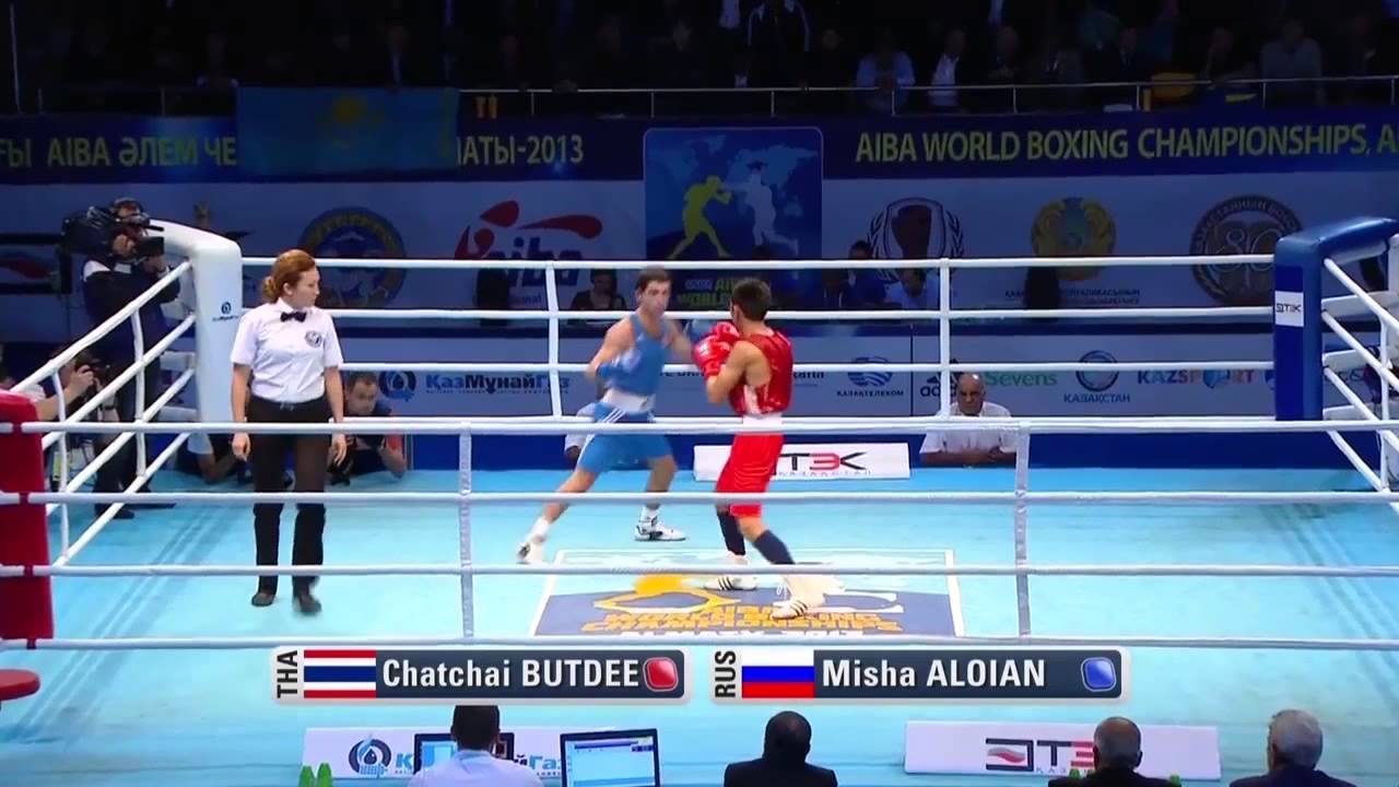 Men's Fly (52kg) - Semi Final - Chatchai BUTDEE (THA) vs Misha ALOIAN ...