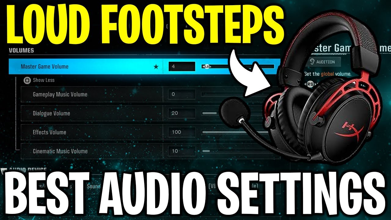 BEST Audio Settings for Warzone Black Ops 6! (Loud footsteps in Warzone ...