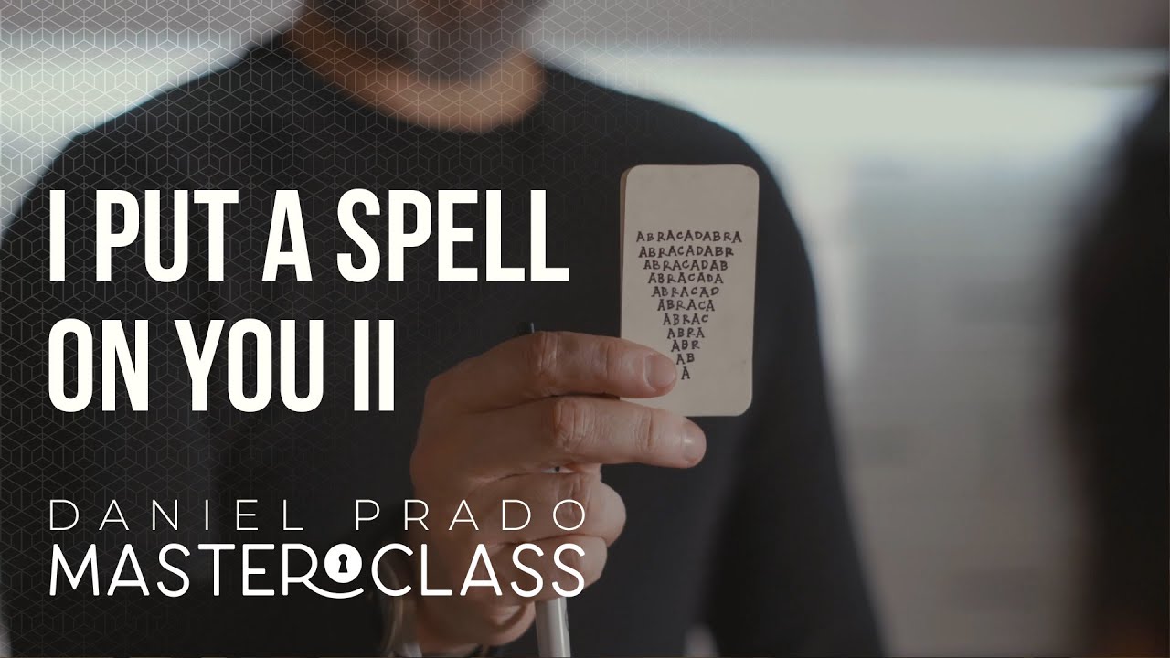 I Put A Spell On You II - Daniel Prado Masterclass - YouTube