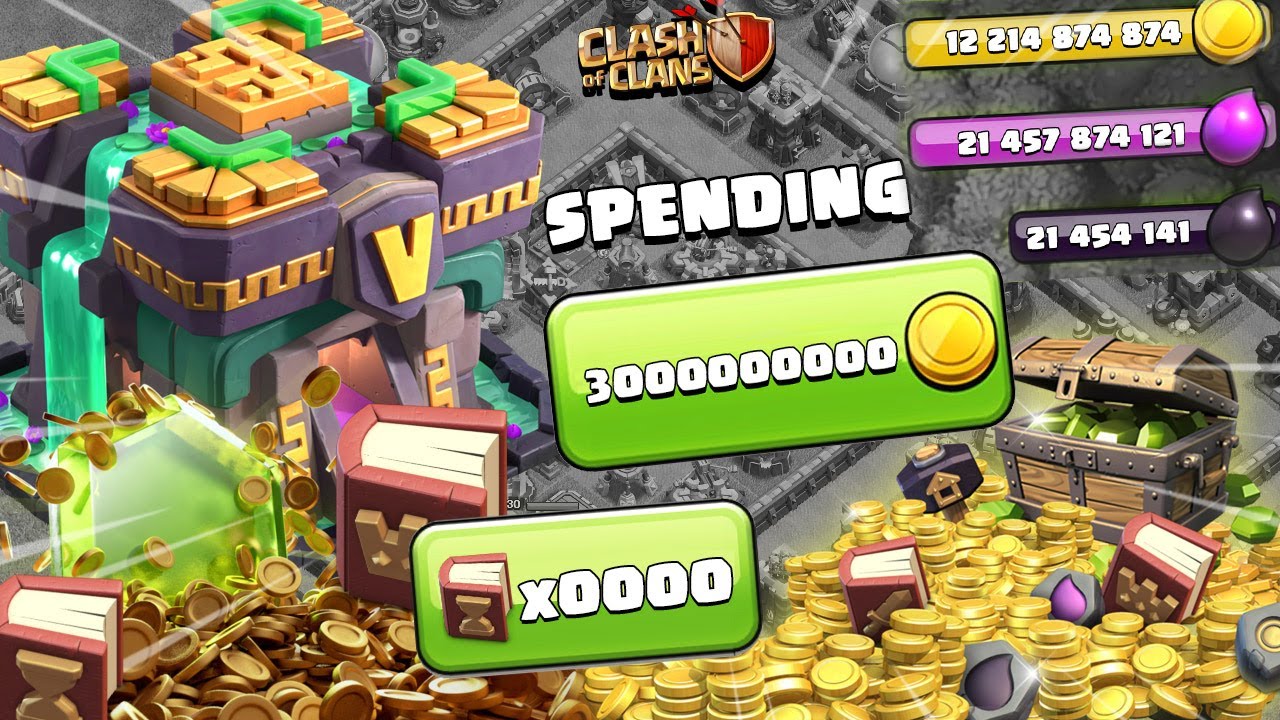 Spending All Money to Max My Base - Clash of Clans - COC - YouTube