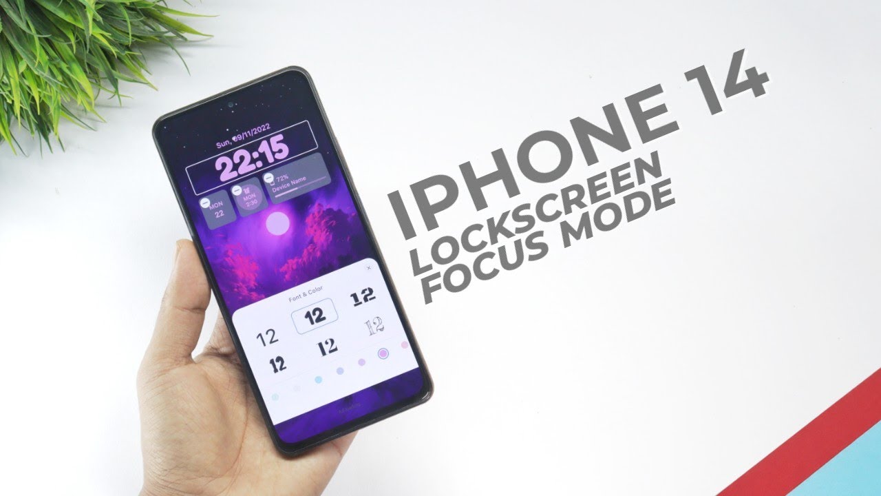 Get iPhone 14 Pro Lockscreen Widgets/Focus Mode On Any Android Device ...