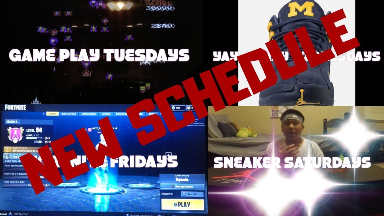 NEW Schedule ALERT! - YouTube