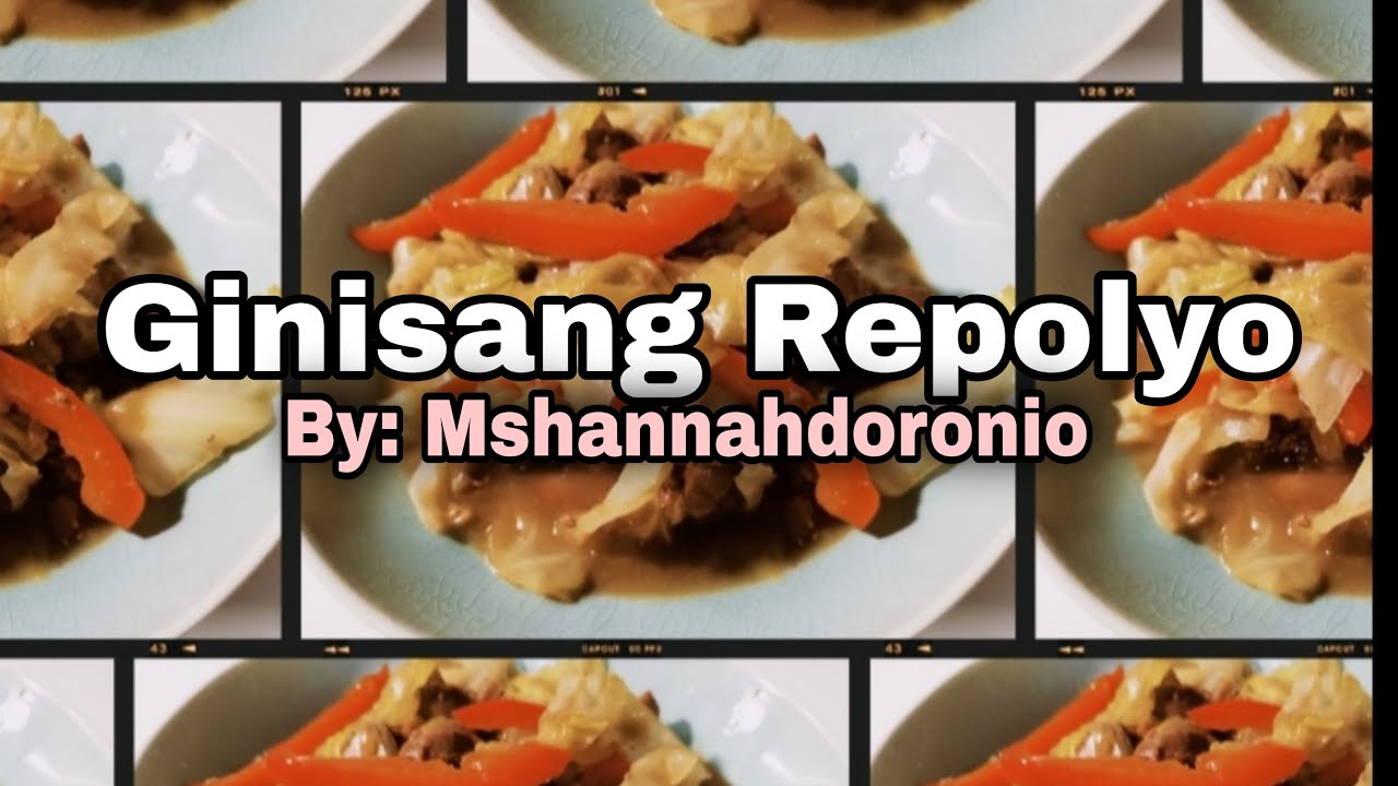 MASARAP AT MALASANG LUTO sa REPOLYO - YouTube