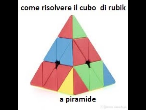 cubo di rubik a piramide (tutorial) - YouTube