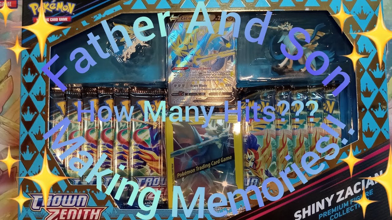 Pokémon Crown Zenith Shiny Zacian Premium Figure Collection!!!!! - YouTube