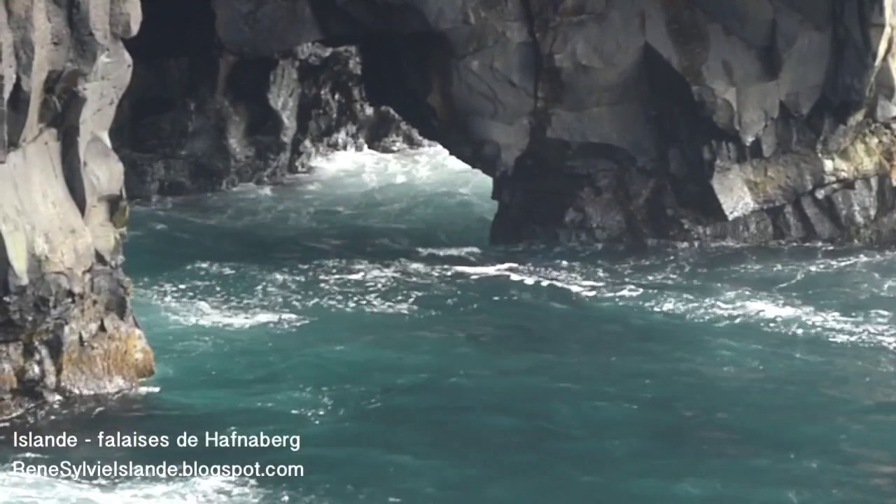 Islande : falaises de Hafnaberg - YouTube