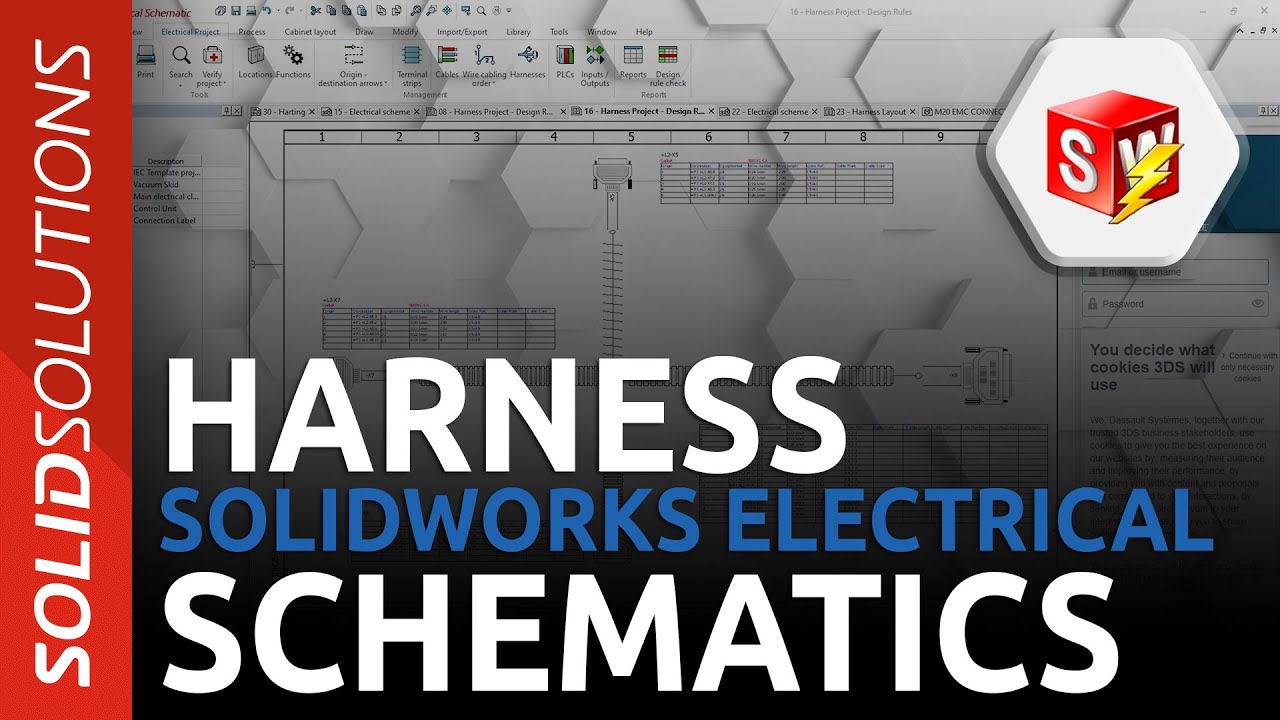 Harness Schematics in SOLIDWORKS Electrical - YouTube