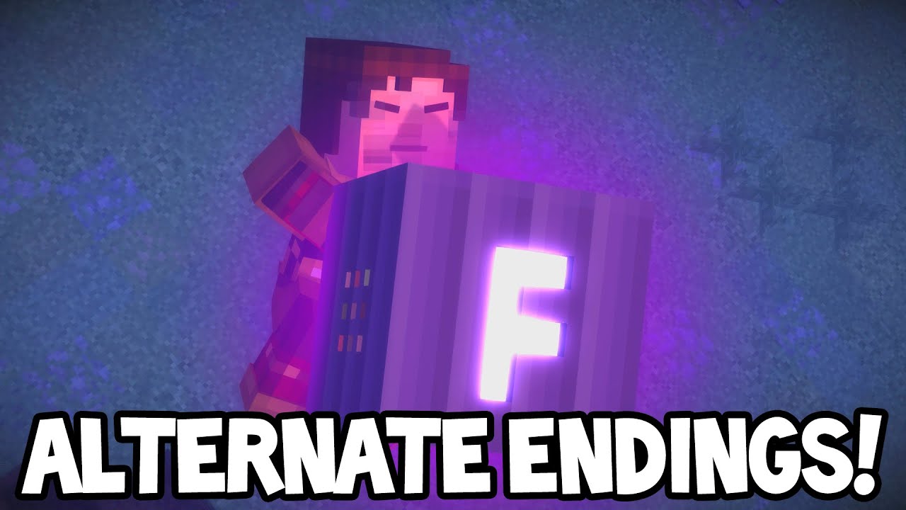 Minecraft Story Mode - Episode 3 - ALL ALTERNATE ENDINGS! - YouTube
