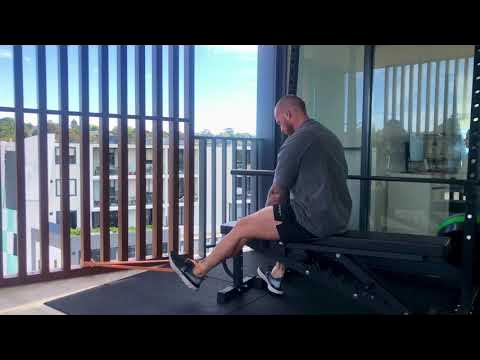 EXERCISE TUTORIAL - Seated Hamstring Curl, Band - YouTube