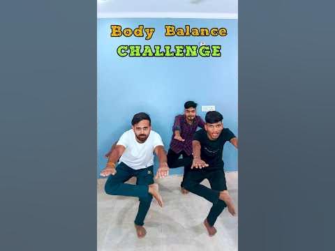 Body Balance Challenge 😂 #shorts - YouTube