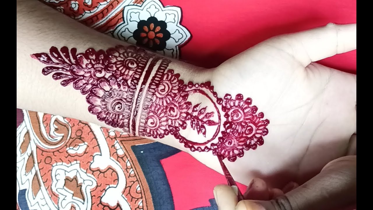 Easy Front Hand Arabic Mehndi Design 2022 || Simple Mehndi Design ...