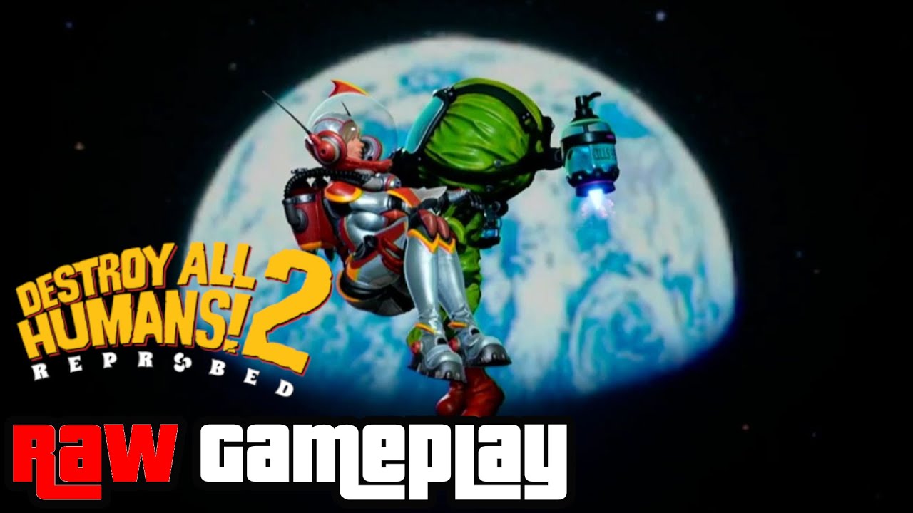 (Steam Deck) Destroy All Humans! 2: Reprobed Co-op (Raw Gameplay) P.4 ...