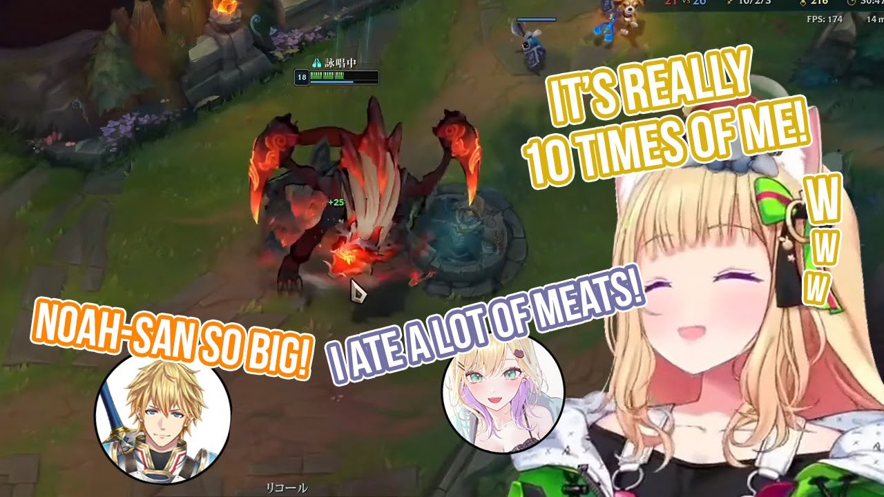 [The K4sen Day 1] Noah Cho'gath become as Big as 10 of Akirose [Aki ...