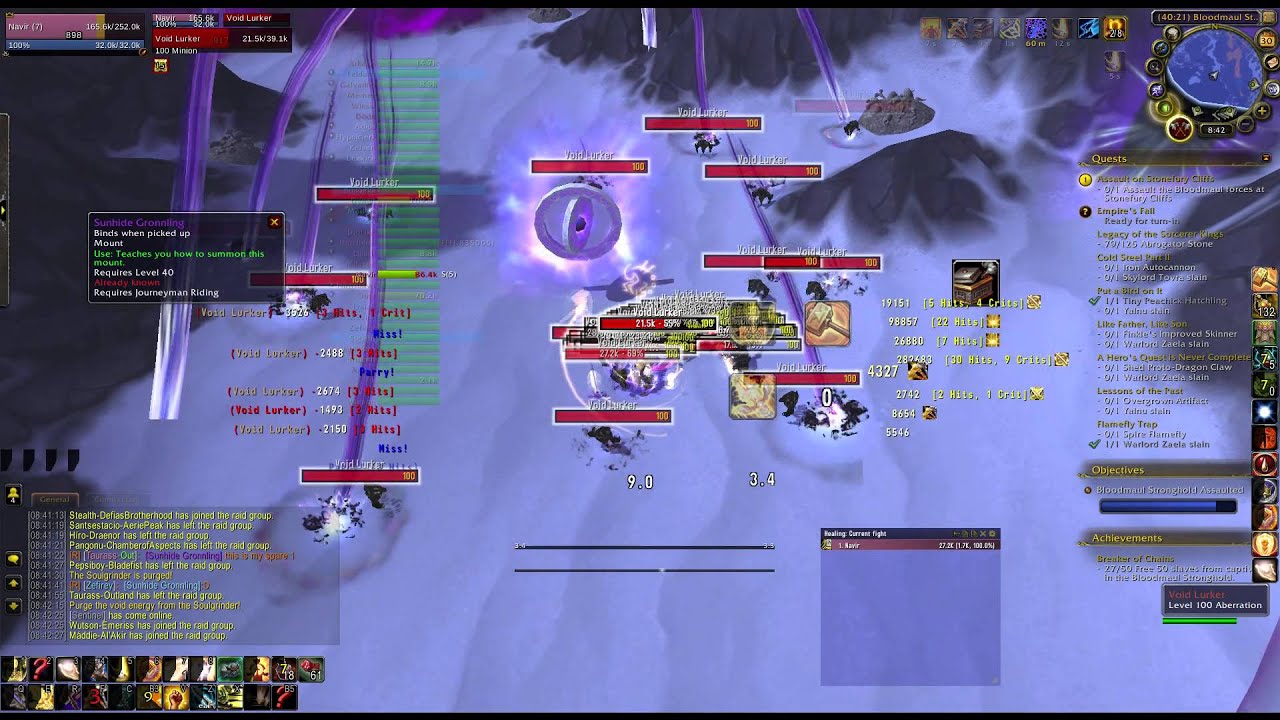 Soulgrinder Portal in Frostfire Ridge WoW - YouTube