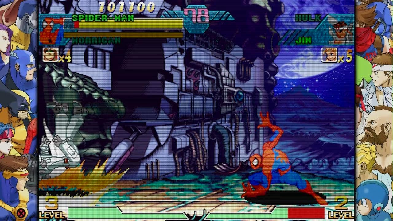 MARVEL vs. CAPCOM Fighting Collection: Arcade Classics MvC1 Spider-Man ...