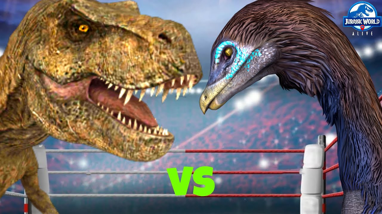 REXY vs SEGNORAPTOR! The Queen vs The Therizinosaurus Hybrid!! 5 Rounds ...
