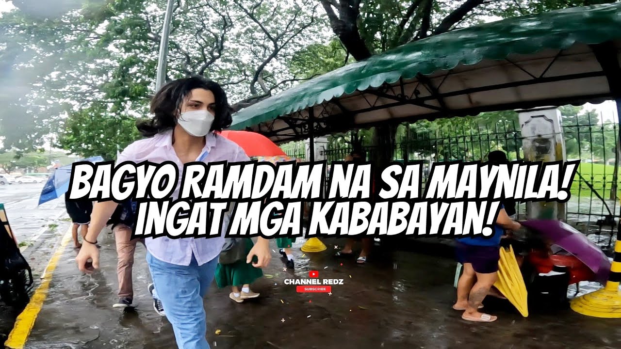 Bagyo! ramdam na! Ingat Po kayo! - YouTube