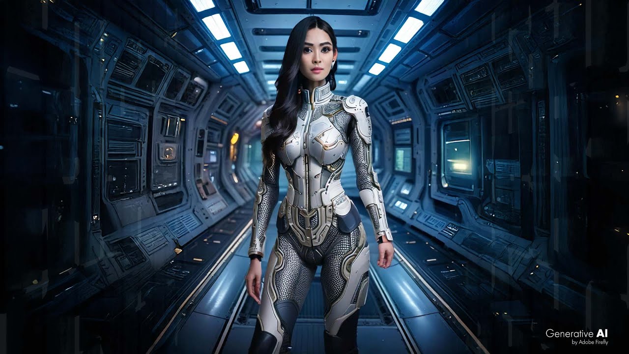 AI-Firefly 宇宙+進化するヒュー魔ノイド4 Humanoid - YouTube