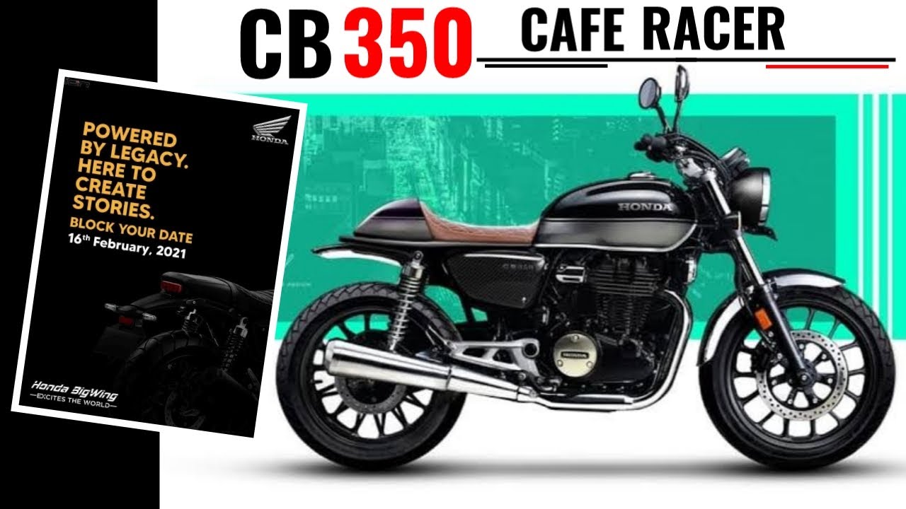 Finally! Honda CB350 Cafe Racer is here | Launch on 16 February | CB350 ...
