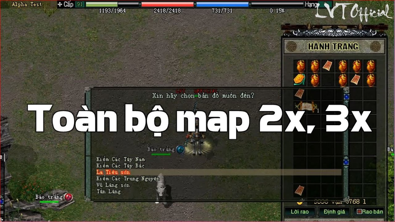 Toàn Bộ Map Train 2x 3x Trong Võ Lâm Truyền Kỳ 1 Công Thành Chiến - LVT ...