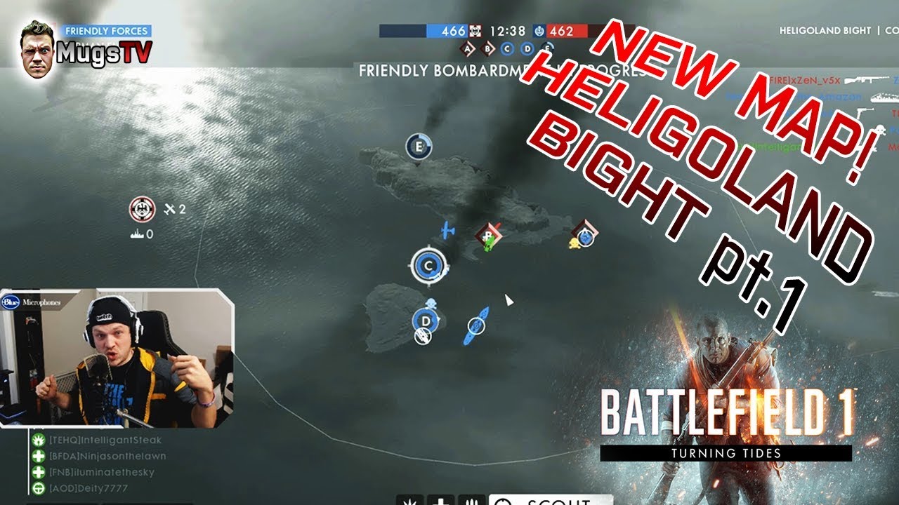 HELIGOLAND BIGHT SNEAK PEAK - BF1 TURNING TIDES DLC MAP - PT. 1 - YouTube