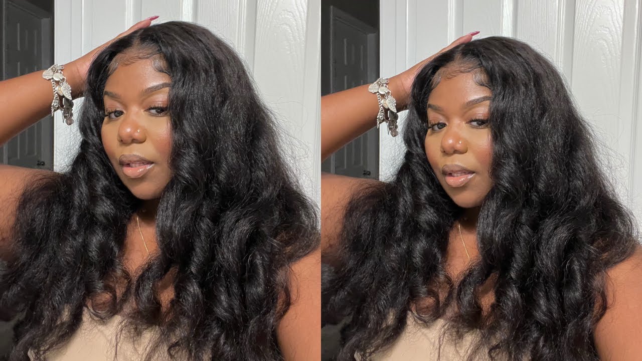 Super easy big head friendly wig ft. BOMBSHELL curls ...
