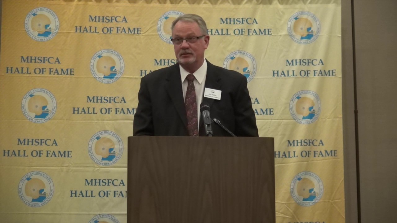 MHSFCA 2017 Hall of Fame Jeff Keller - YouTube