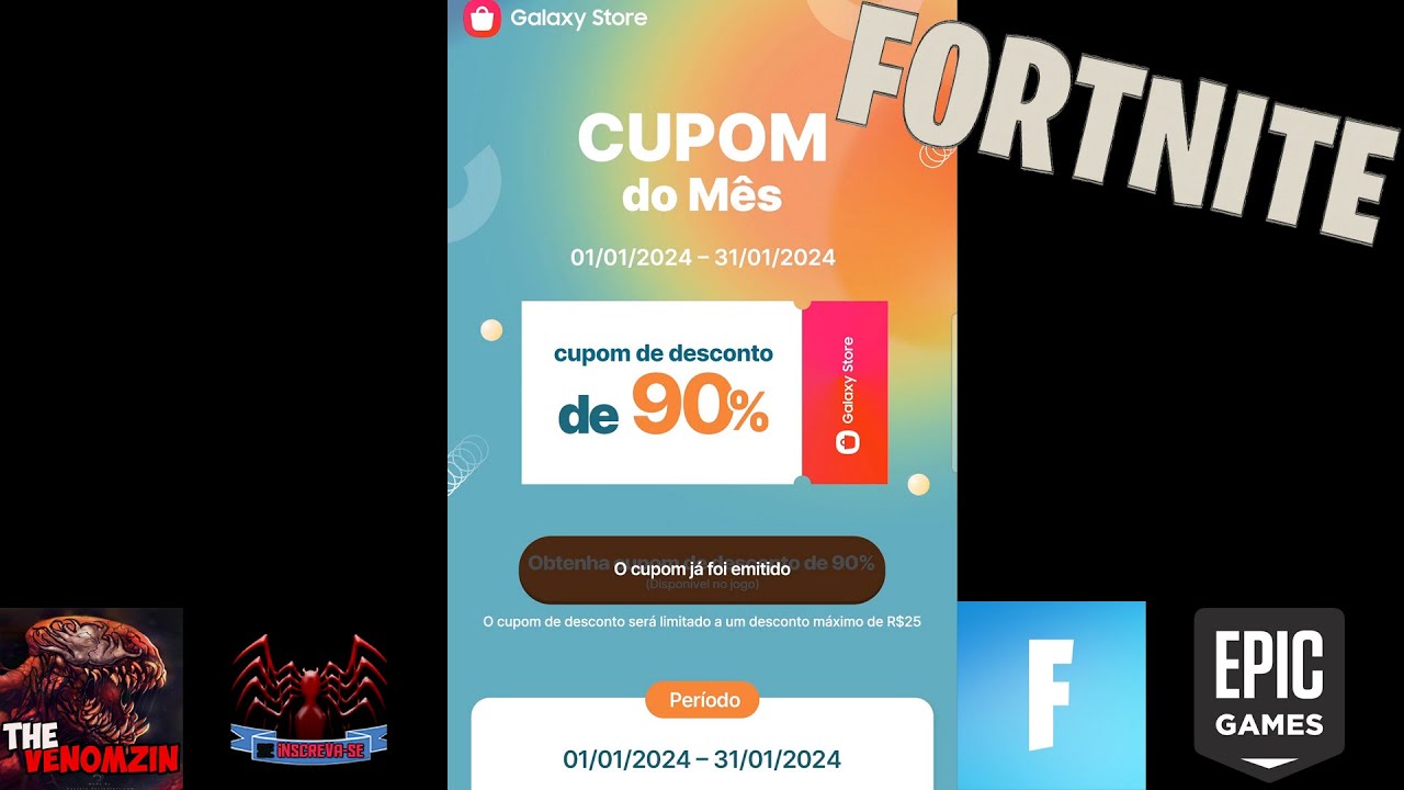 Como conseguir 90% Desconto em V-Bucks no Fortnite (Tutorial) - YouTube