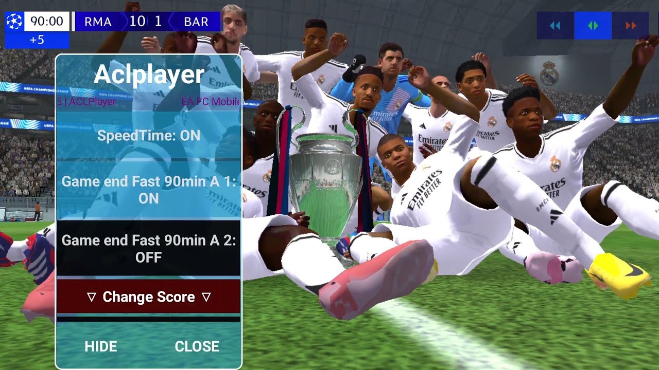 FC MOBILE MOD MENU VIP || MOD ACL PLAYER VIP || Letest version ||#ucl # ...