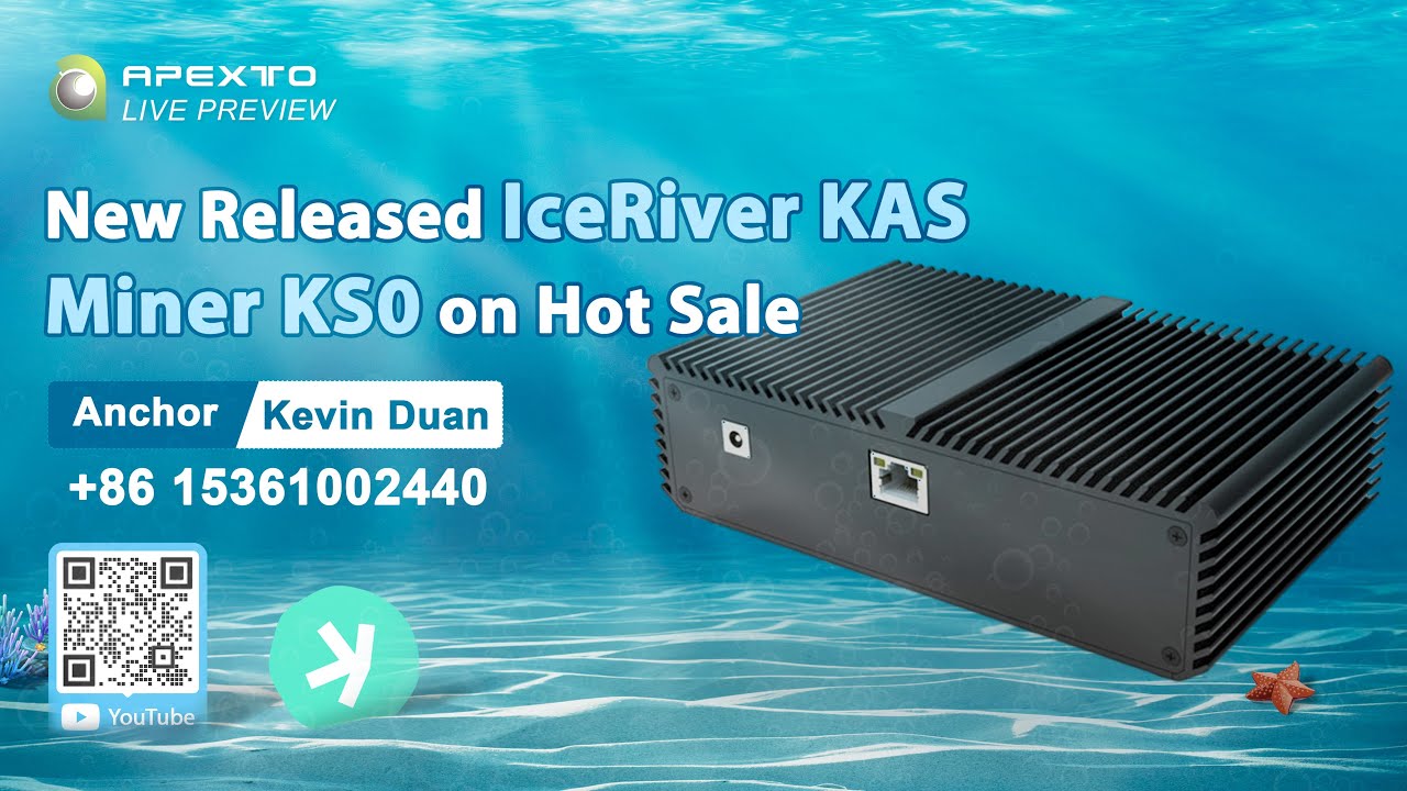 New Released IceRiver KAS Miner KS0 on Hot Sale - YouTube