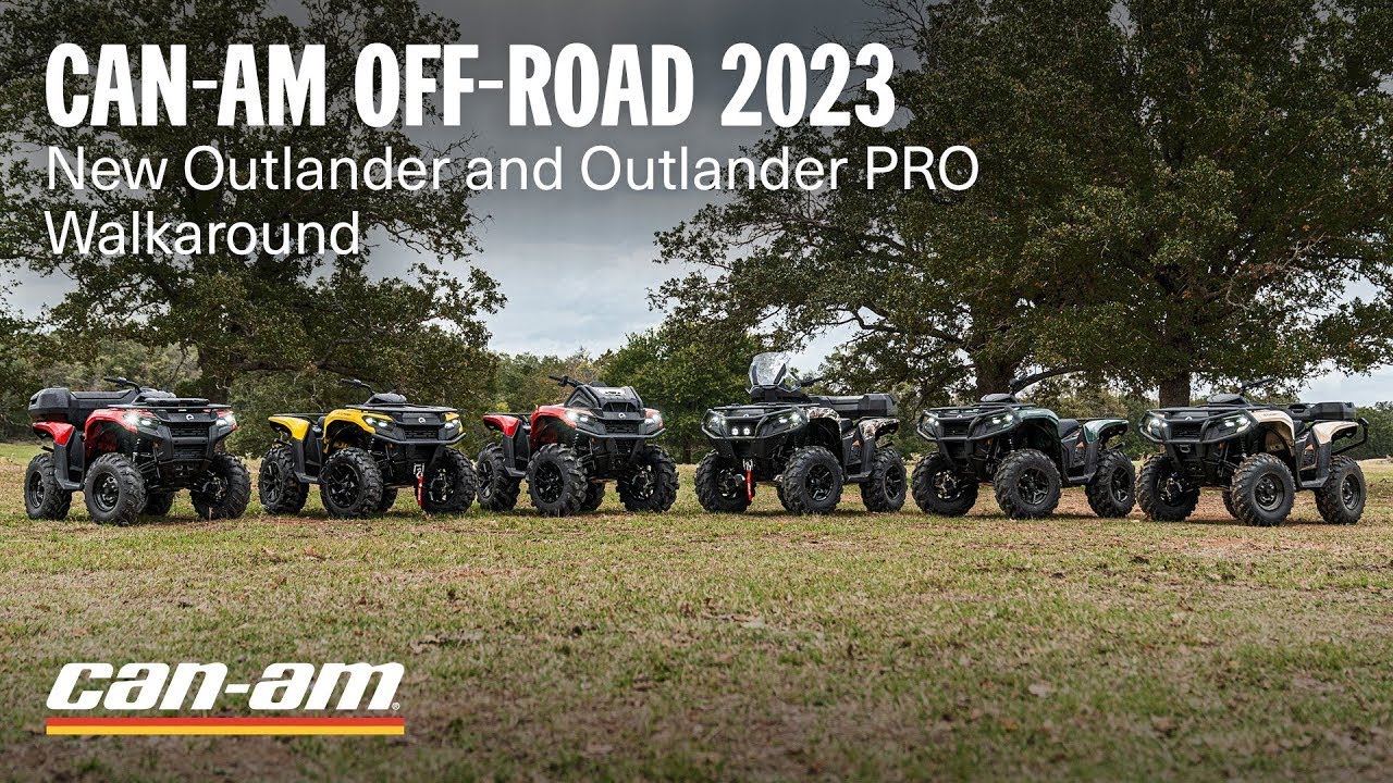 Can-Am Off-Road 2023 - Prezentare modele Outlander 500/700 și Outlander ...