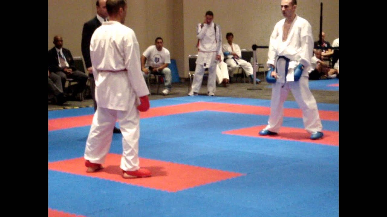 WPFG New york 2011 KARATE SENIOR - 80 KG FINALE DI POLE.wmv - YouTube