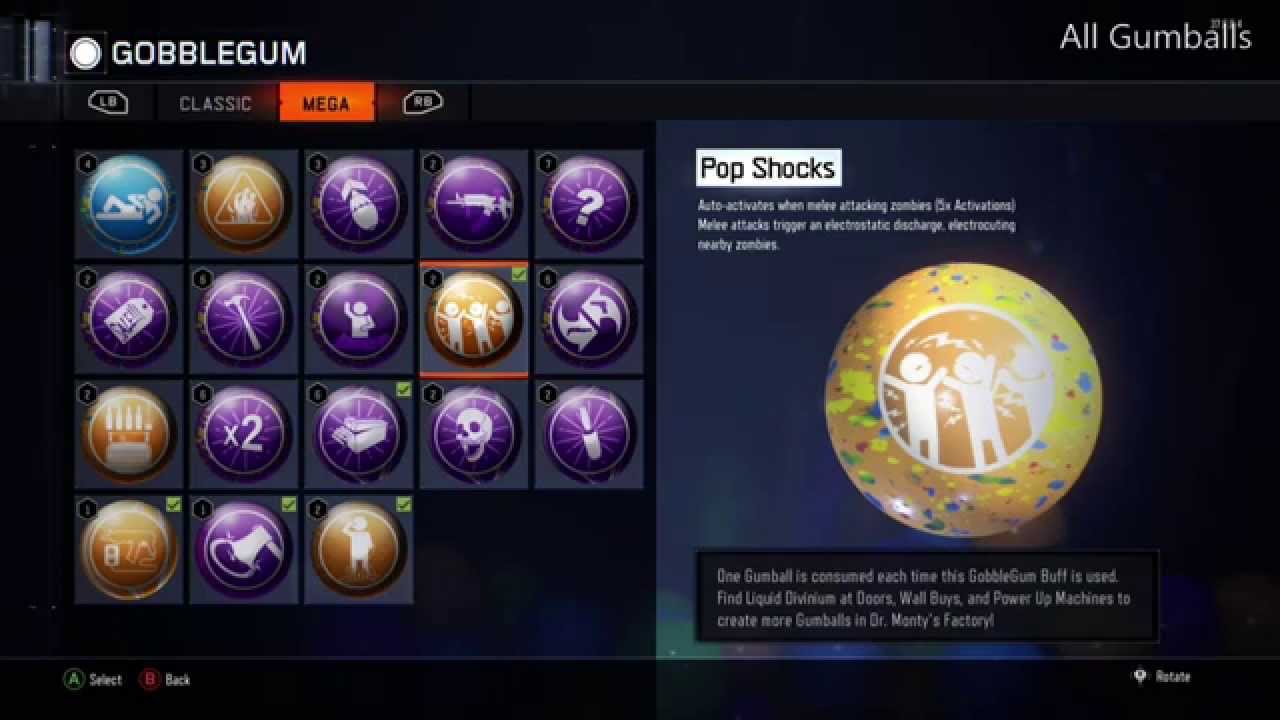 GOT ALL MEGA GUMBALLS Call of Duty Black Ops 3 Zombies - Reeverto xD ...