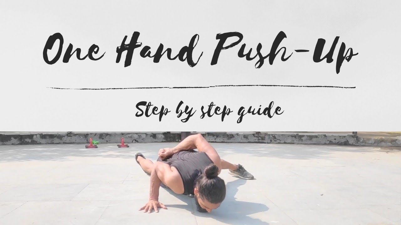 How To Get One Handed Push-Up | One Hand Push-Up Tutorial In Hindi ...