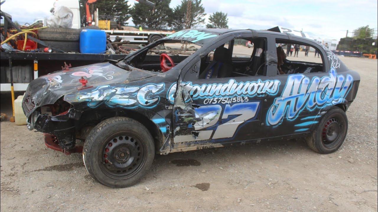 Rookie Bangers Heat 3 Skegness Raceway 18/09/22. - YouTube