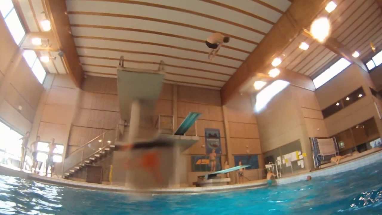 Fun day in swimming hall - YouTube