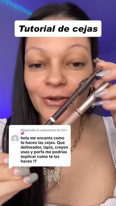 Tutorial de como me hago mis cejas😎👍 #thandymakeup #cejas #comohacercejas #tutorial - YouTube
