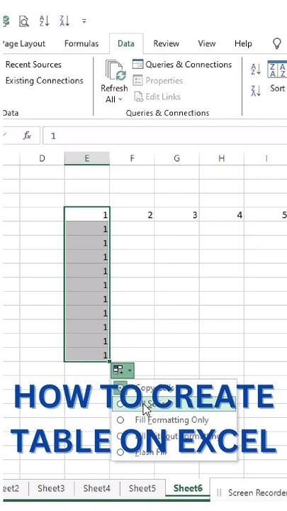 How to create a table on excel #excel #sum #computer #excelformula #mexcel #exceltips # ...