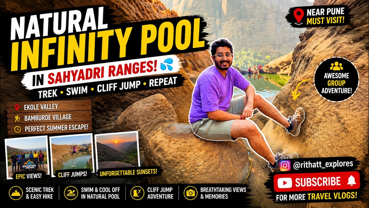 Ekole Valley Trek | Things to do in Pune | Ekole valley lotus waterfall ...