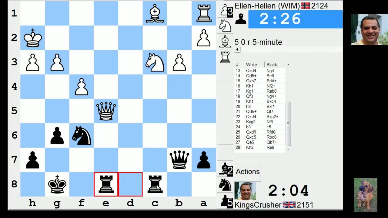 LIVE Blitz #2115 (Speed) Chess Game: Black in English: Anglo-Dutch ...