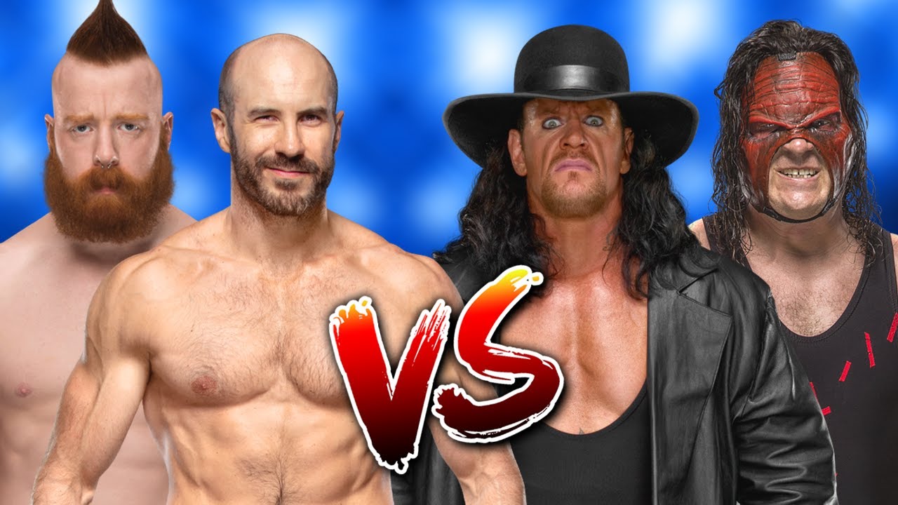 Cesaro & Sheamus vs. Kane & The Undertaker (Brothers Of Destruction ...