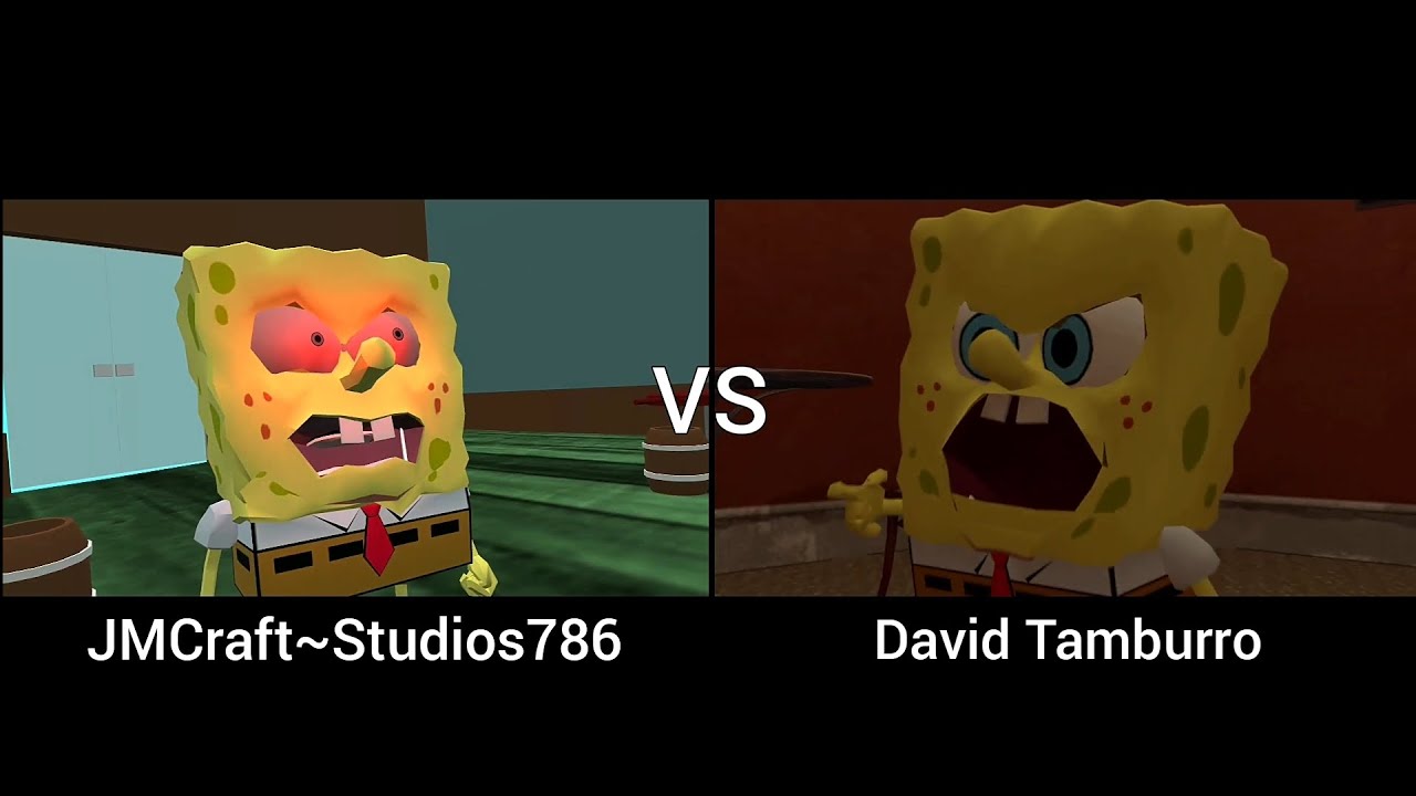 Spongebob Finally Snaps Part 21 (JMCraft~Studios786 vs David Tamburro ...