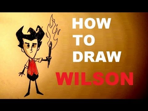 How to draw Wilson Scientist - Don't Starve | Simple Drawing Lession ...
