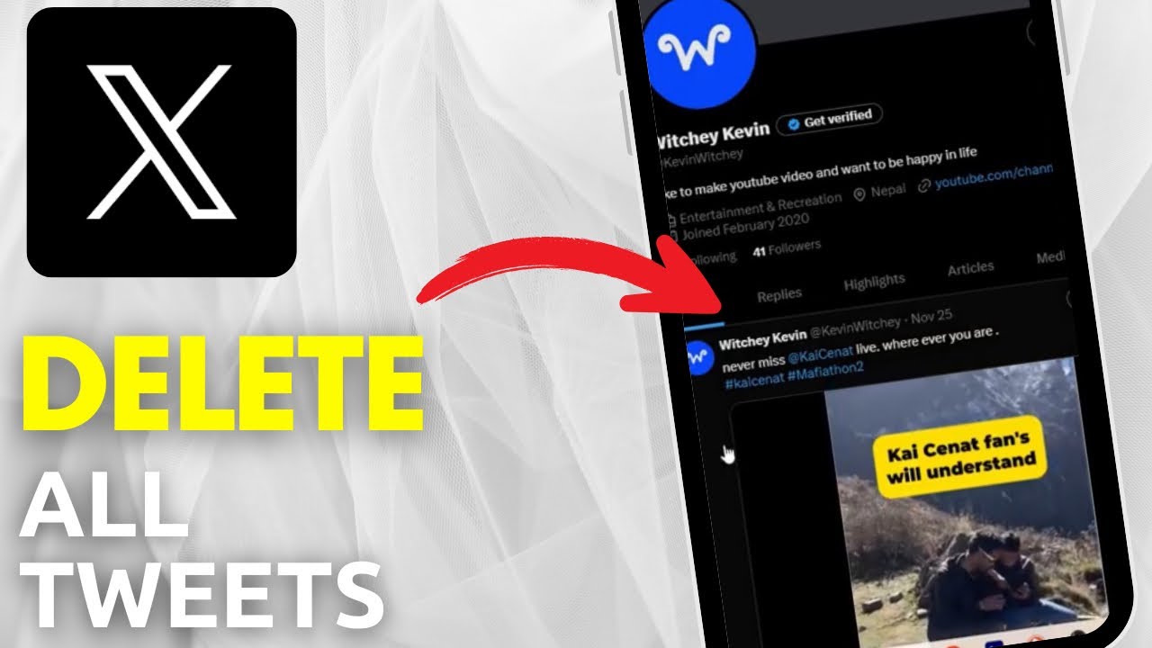 How To Delete All Tweets On X (EASY!) - YouTube