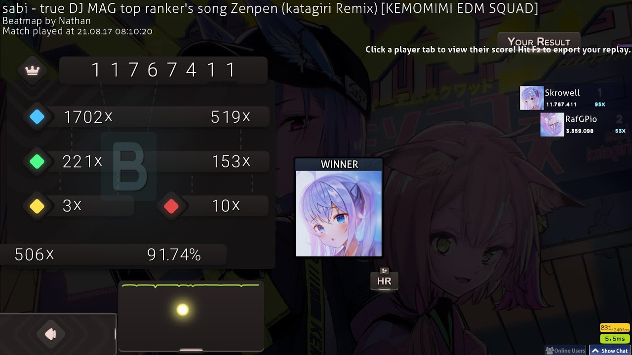 10 on true DJ MAG top ranker's song Zenpen with HR - YouTube