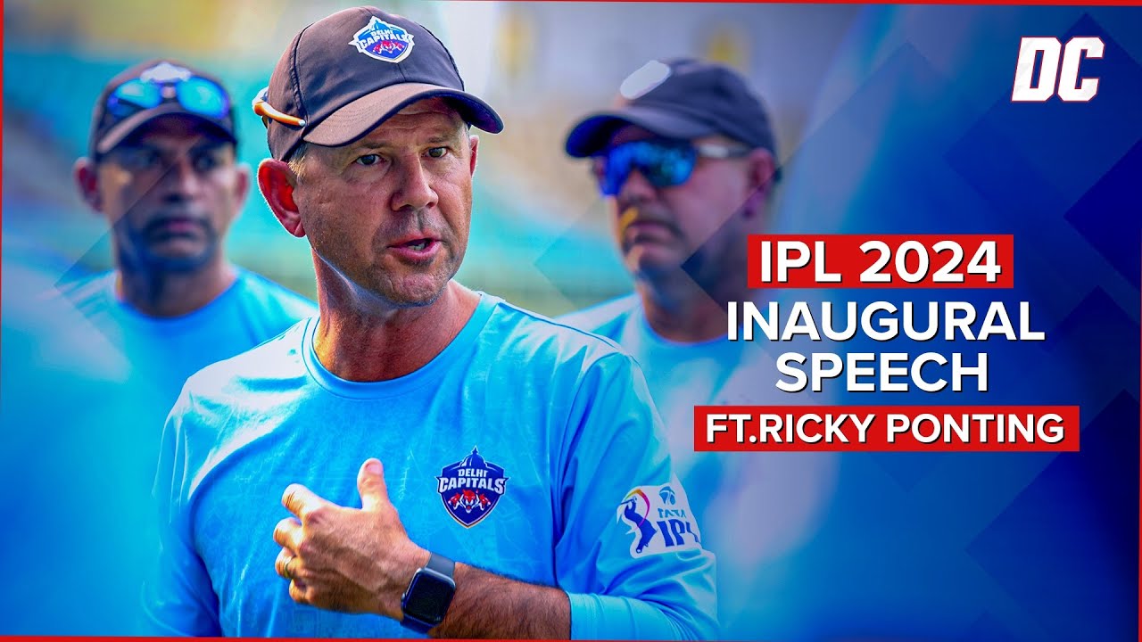 IPL 2024 Inaugural Speech ft.Ricky Ponting - YouTube